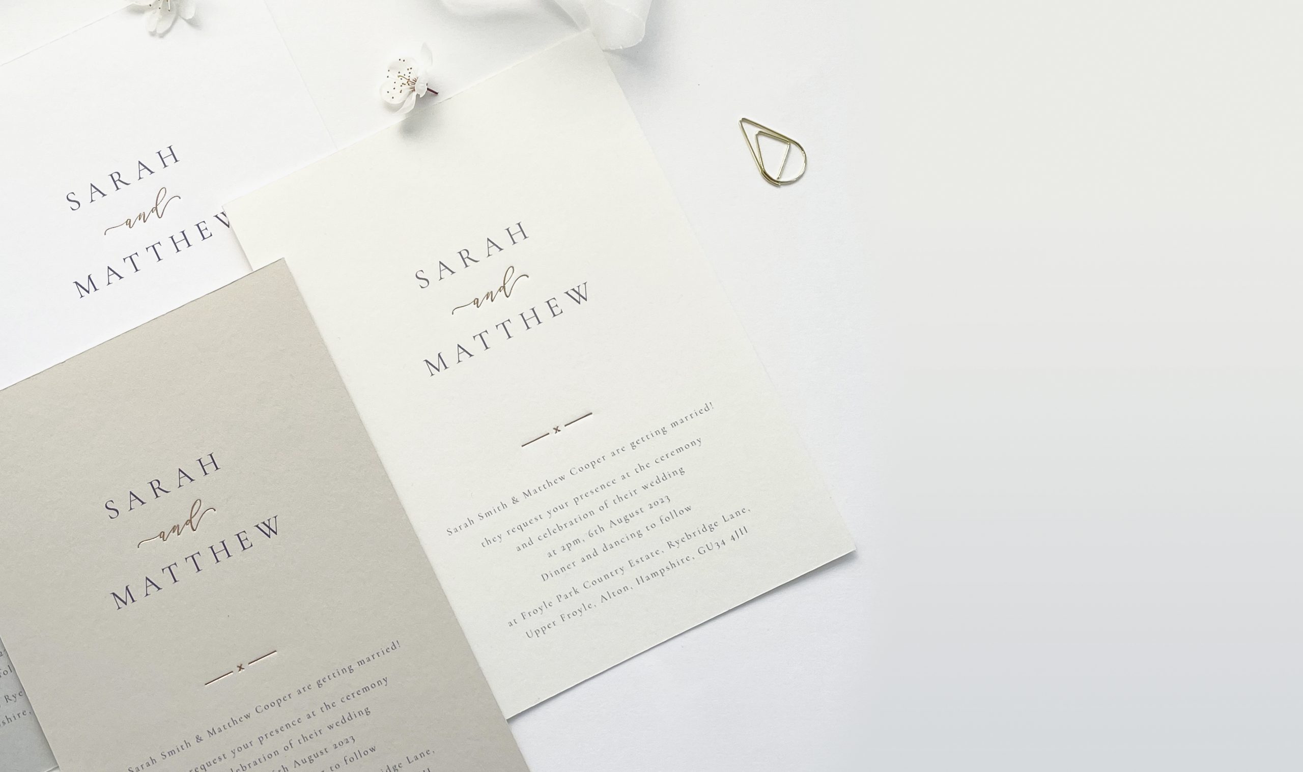 Gorgeous Paper Homepage - Beautiful Personalised Stationery For You
